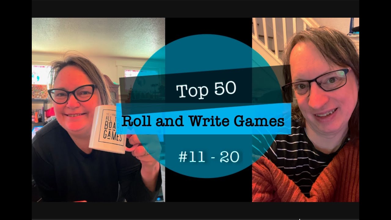 Top 50 Roll and Write Board Games of All Time - #11 - 20 - YouTube