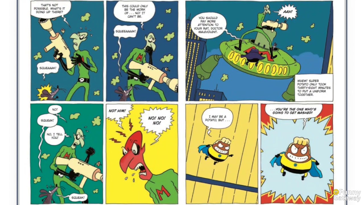 Kids Reading: Super Potato - #1 The Epic OriGin of Super Potato - YouTube