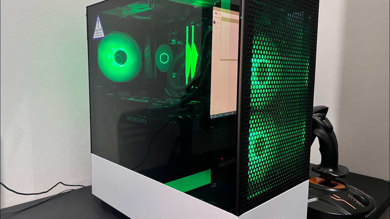 Nzxt H511/H510 FLOW white. Asmr - YouTube