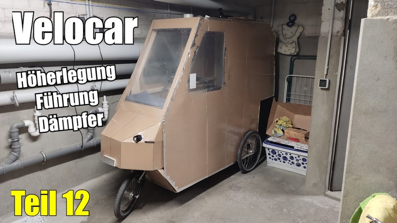 #12 Velocar E-Bike Trike Camper Fahrwerk & Führung anpassen ...