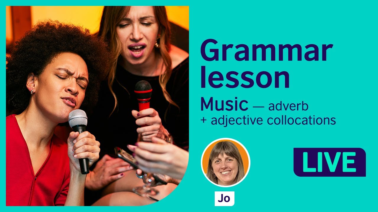 Grammar Lesson: Adverb and adjective collocations - YouTube