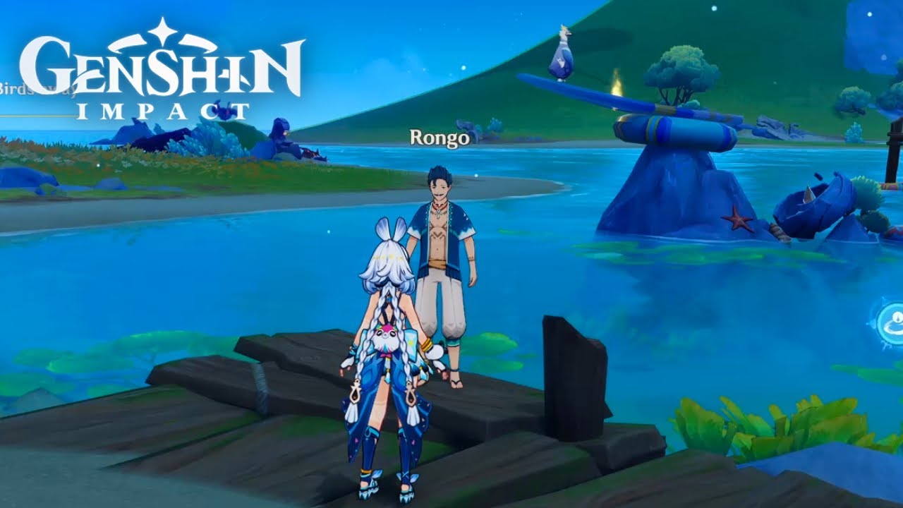 Help Rongo chase the Flowcurrent Birds away | Genshin Impact - YouTube
