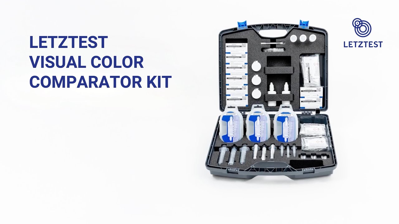 LETZTEST Visual Color Comparator Kit (العربية) - YouTube