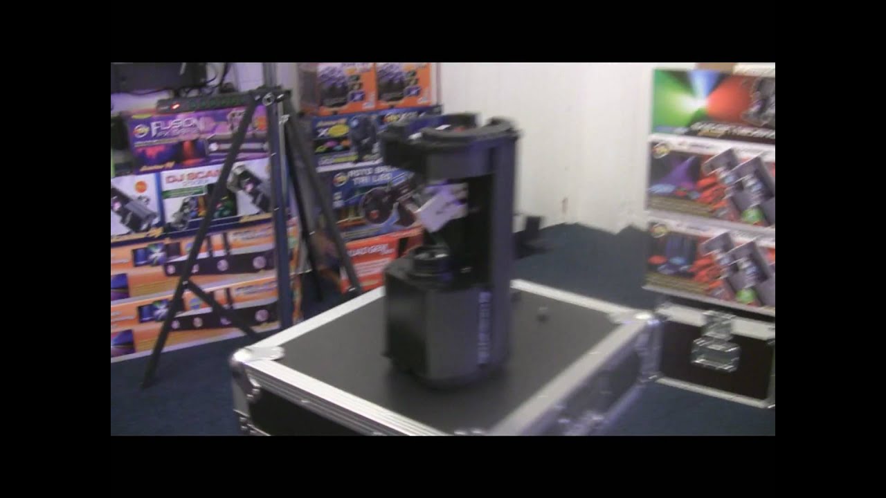American dj comscan led scanner pack - YouTube