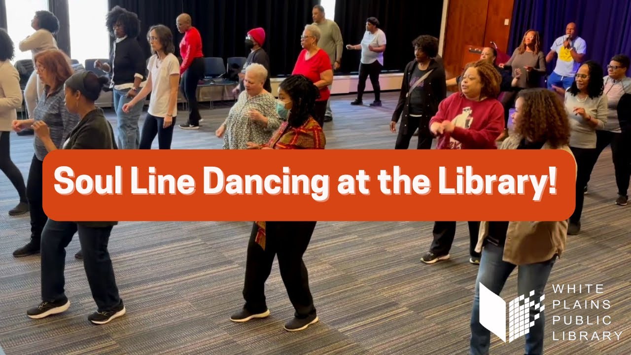 Soul Line Dancing at the Library! - YouTube