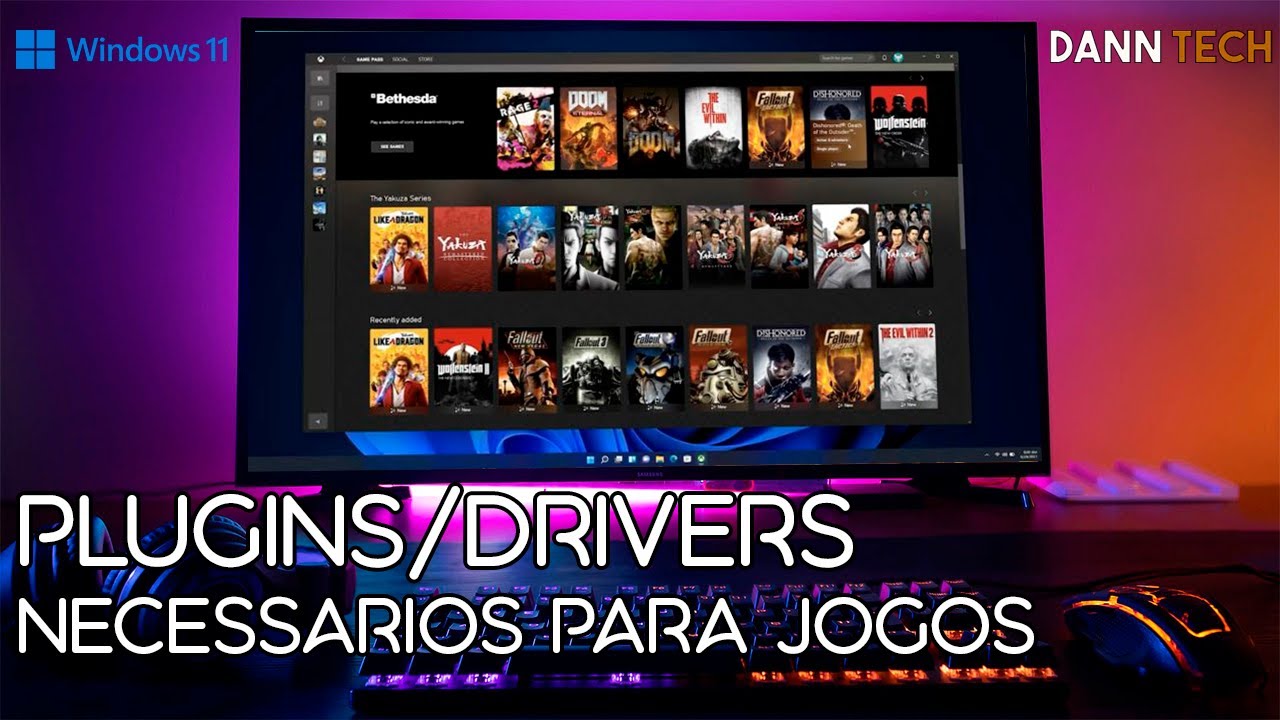 Pack programas essenciais para rodar jogos no windows 11 - YouTube