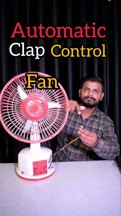 Automatic Clap Control Fan #shorts #trending #science #experiment - YouTube