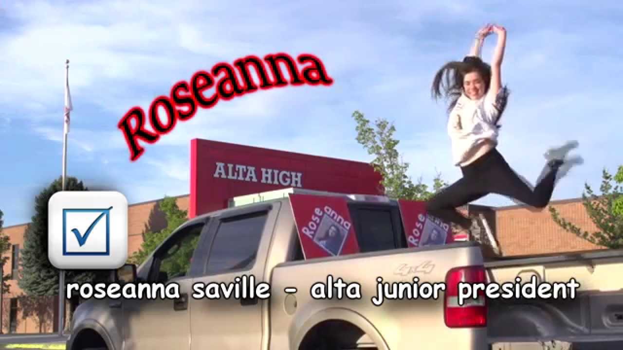 Roseanna Alta Junior Class President - YouTube
