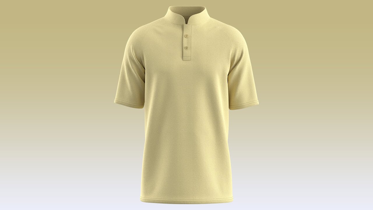 Classic Raglan Sleeve Men's Knit Fashion Polo 360 Look - YouTube