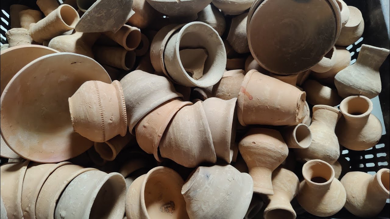 half backed clay pots available+8334020691 | cod not available - YouTube