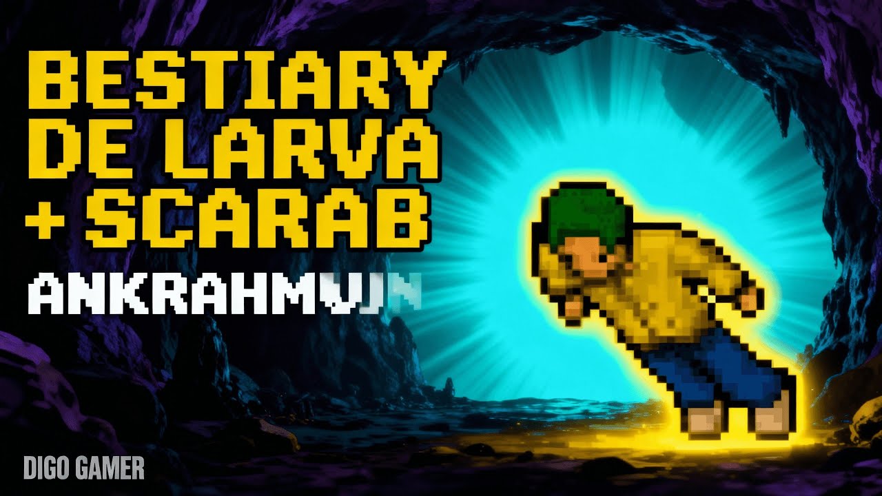 🦂 Tibia Bestiary: Larva + Scarab Parte 1/3 | TODOS RESPAWN + DOWNLOAD ...