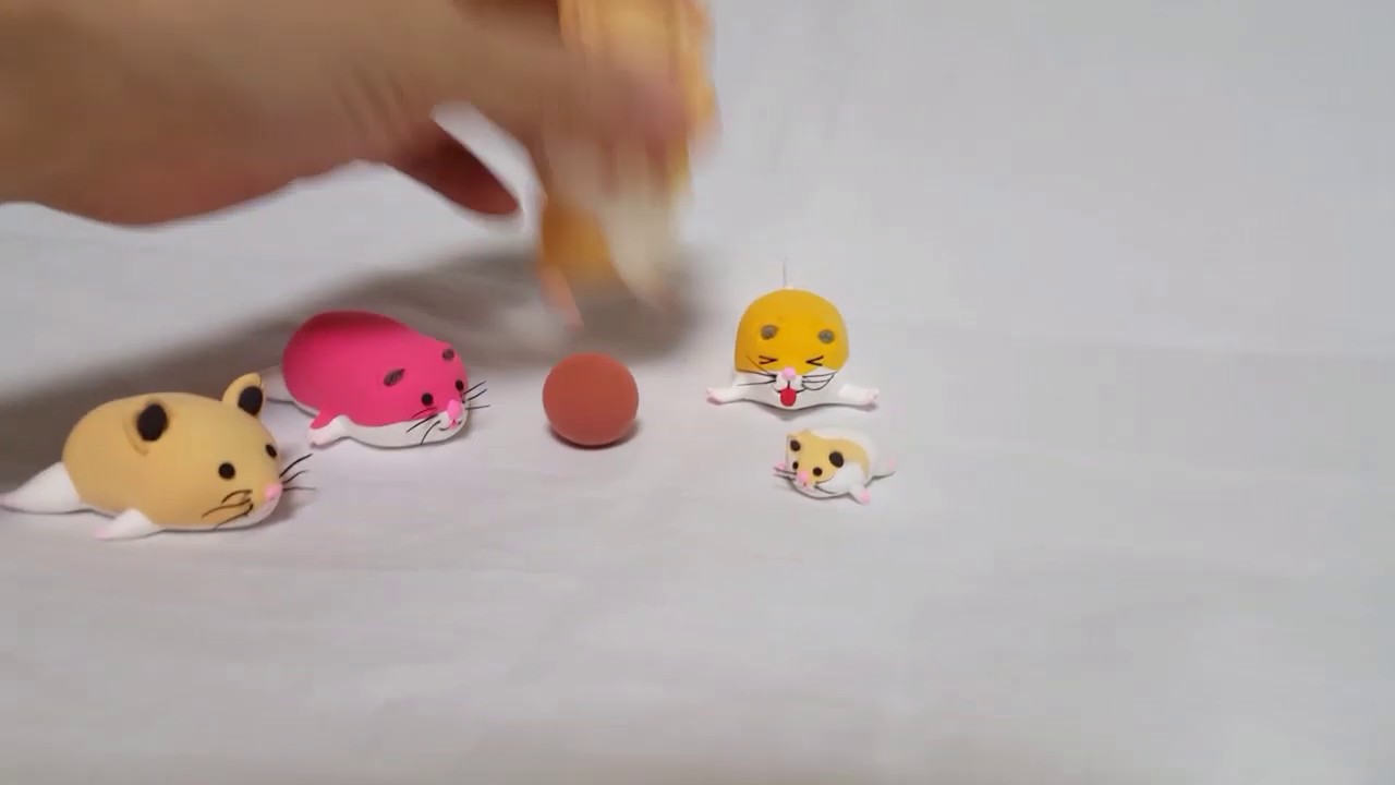 볼빵빵 햄스터(햄찌)클레이 피규어(hamster clay figure) - YouTube