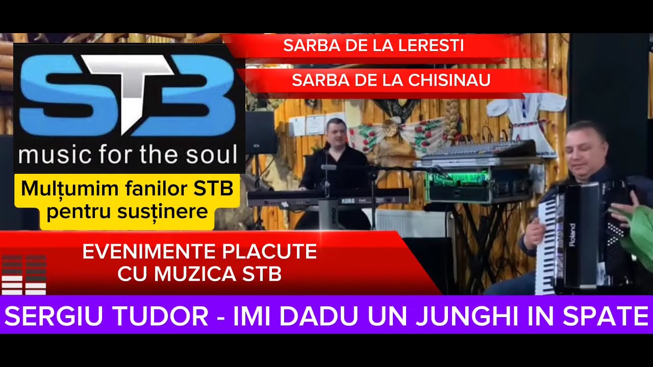 SERGIU TUDOR - IMI DADU UN JUNGHI IN SPATE - YouTube