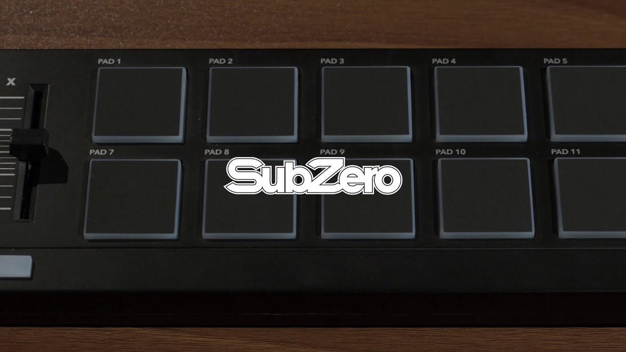 SubZero MINIPAD MIDI Pad Controller | Gear4music demo - YouTube