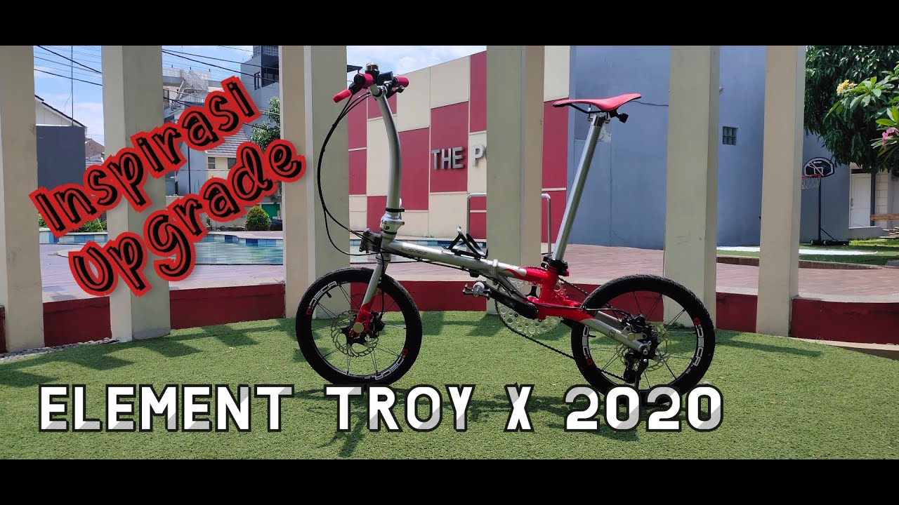 Review Element Troy X 10 Speed 2020 Warna Silver Merah Spek Upgrade ...