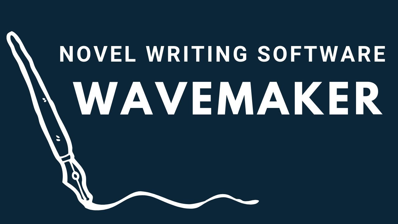 Novel Writing Software Wavemaker Youtube