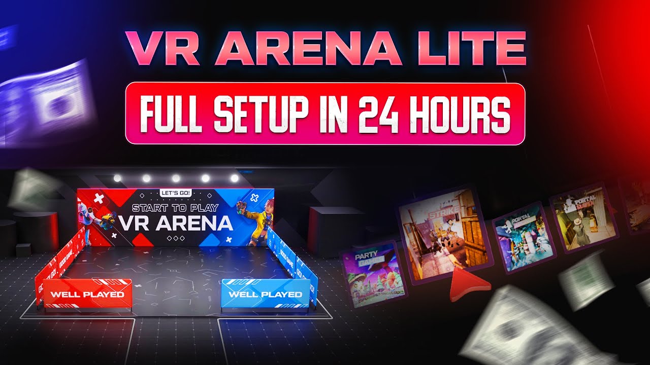 VR Arena Lite | Full Setup in 24 Hours - YouTube