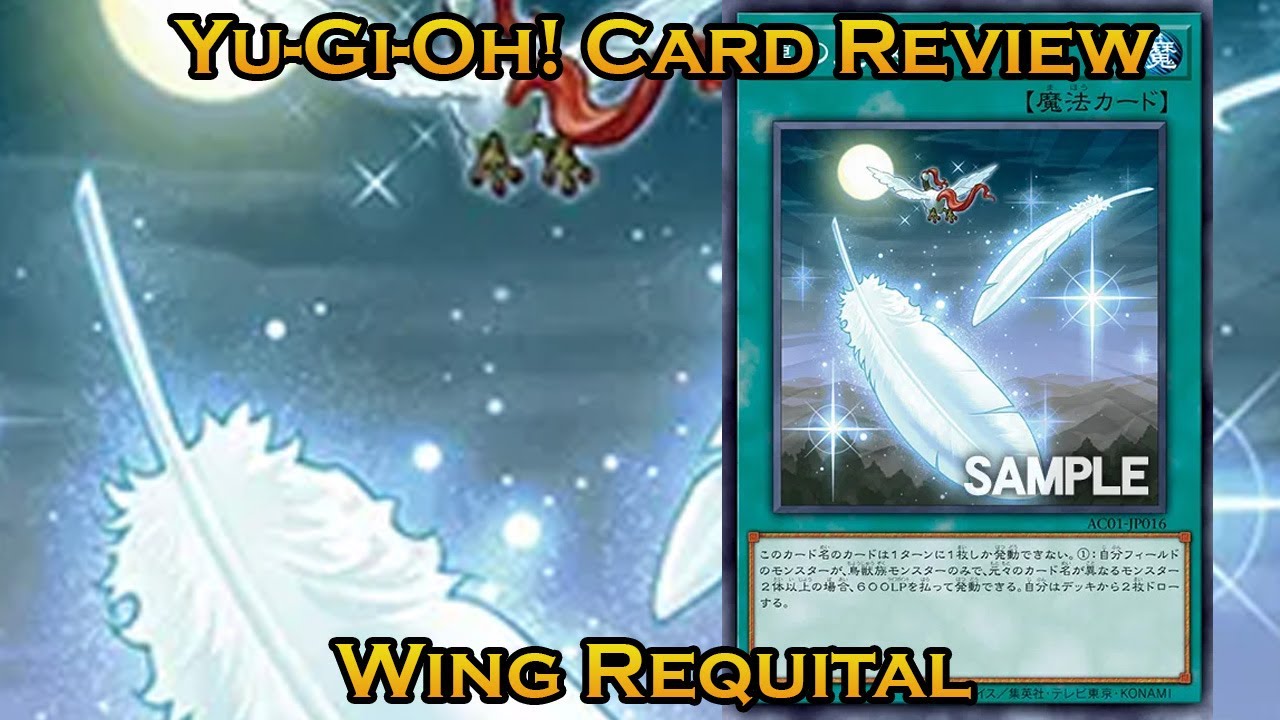 Yu-Gi-Oh! Wing Requital Card Review Animation Chronicle 2021 - Bird Pot ...