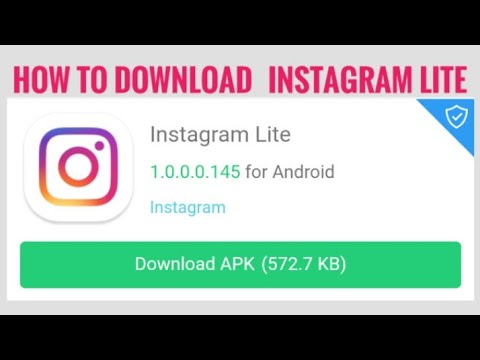 How to download instagram lite apk | only 560 KB
