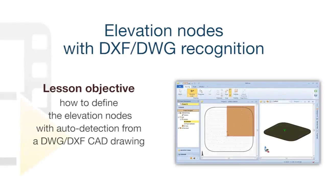 Edificius Tutorial - Elevation nodes with auto-recognitions from DXF/DWG CAD files - ACCA ...