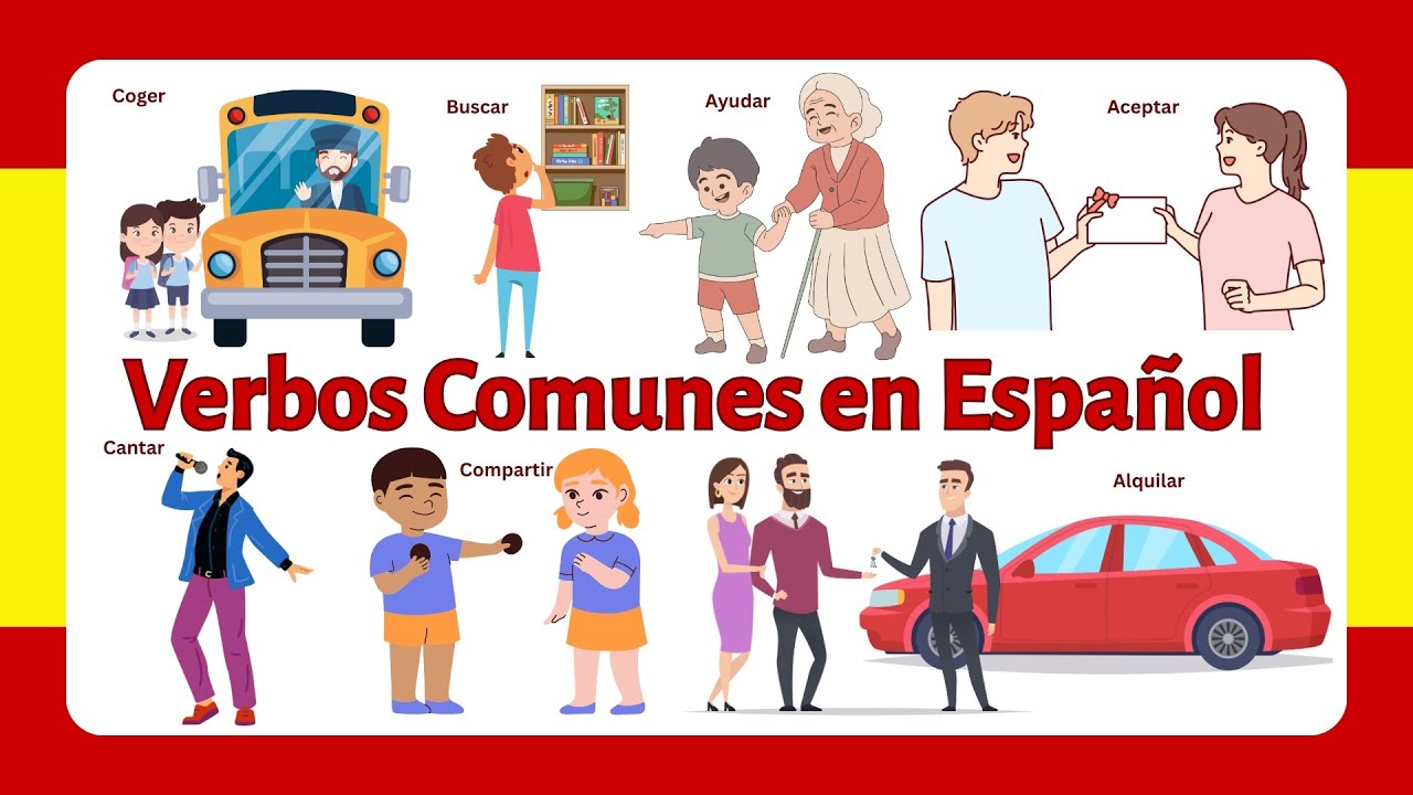 Verbos Comunes en Español | Parte 6 | ¡Aprende con Ejemplos! - YouTube