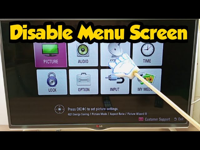 Lg Tv Menu