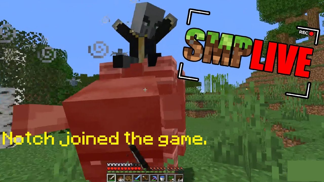 Minecraft SMP Live | Notch joined the game. - YouTube