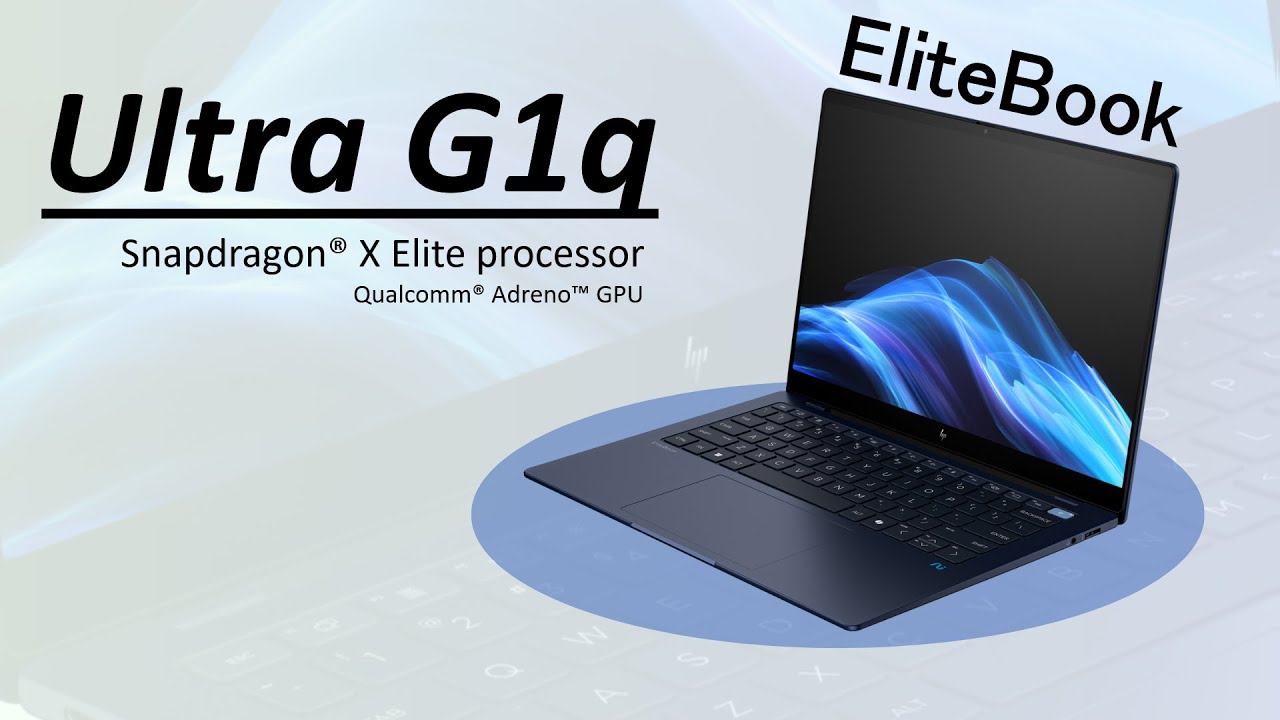 HP EliteBook Ultra G1q 14 inch Notebook, AI and Copilot+ PC 2024 - YouTube