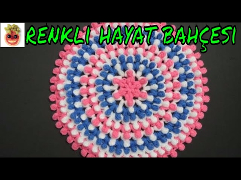 Yuvarlak Tomurcuk Lif Modeli  -  Anlatımlı Yapılışı  - Örgü Dantel Oya El İşi