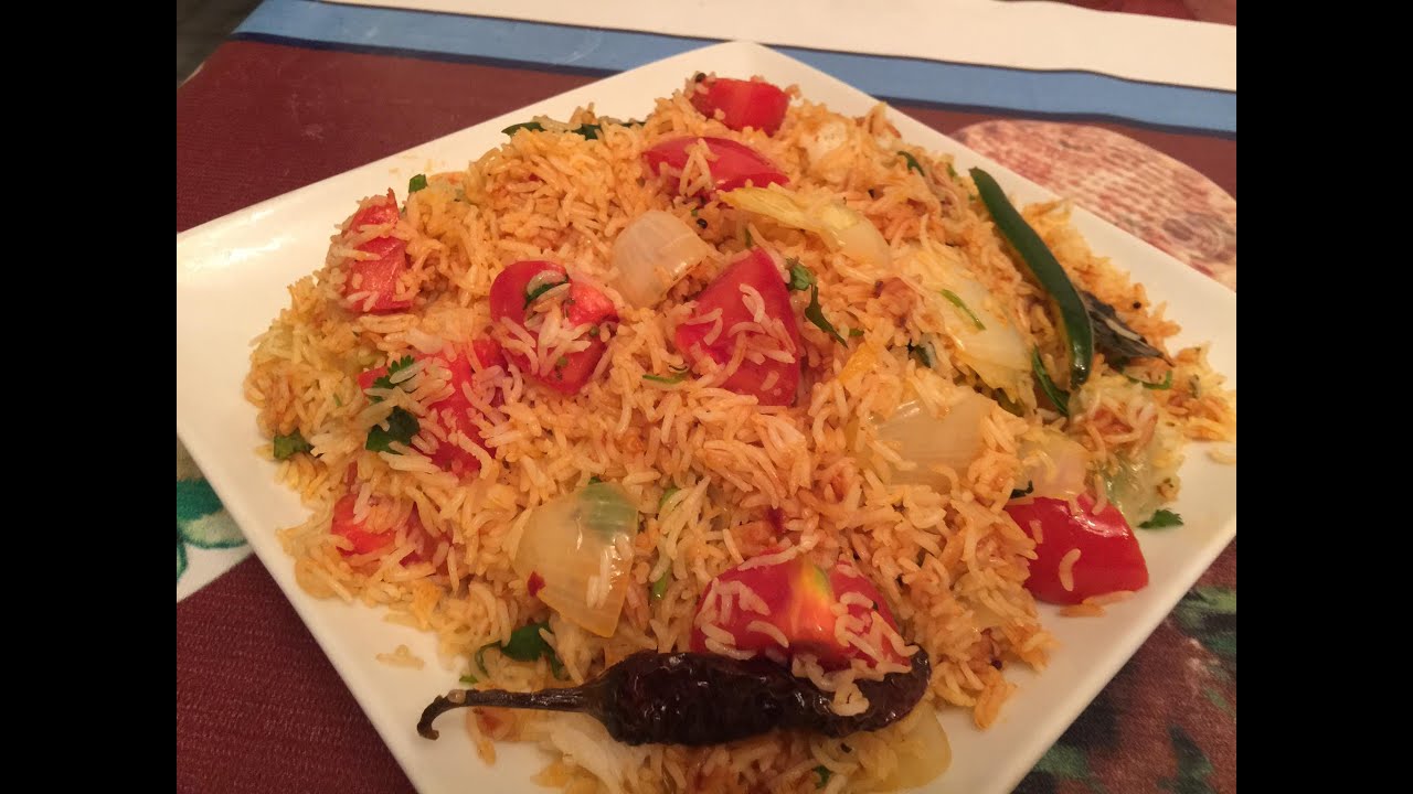 Tomato Rice Easy and Delicious Recipe urdu/ Rice Recipe in urdu,hindi ...