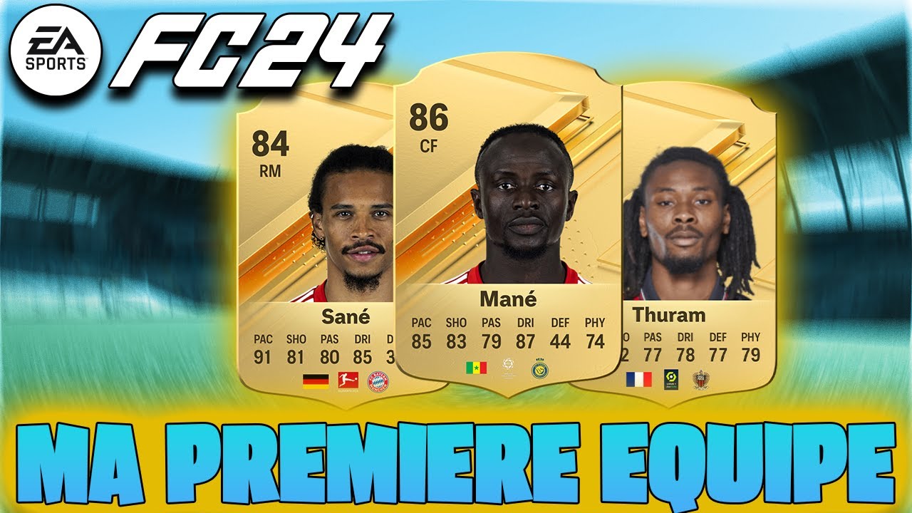 FC24 - MA PREMIÈRE ÉQUIPE SUR FUT24 ! - YouTube