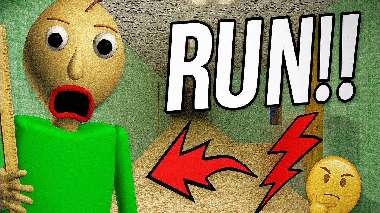 Why Is This Math Teacher Chasing Me?! | Baldi’s Basics (Throwback ...