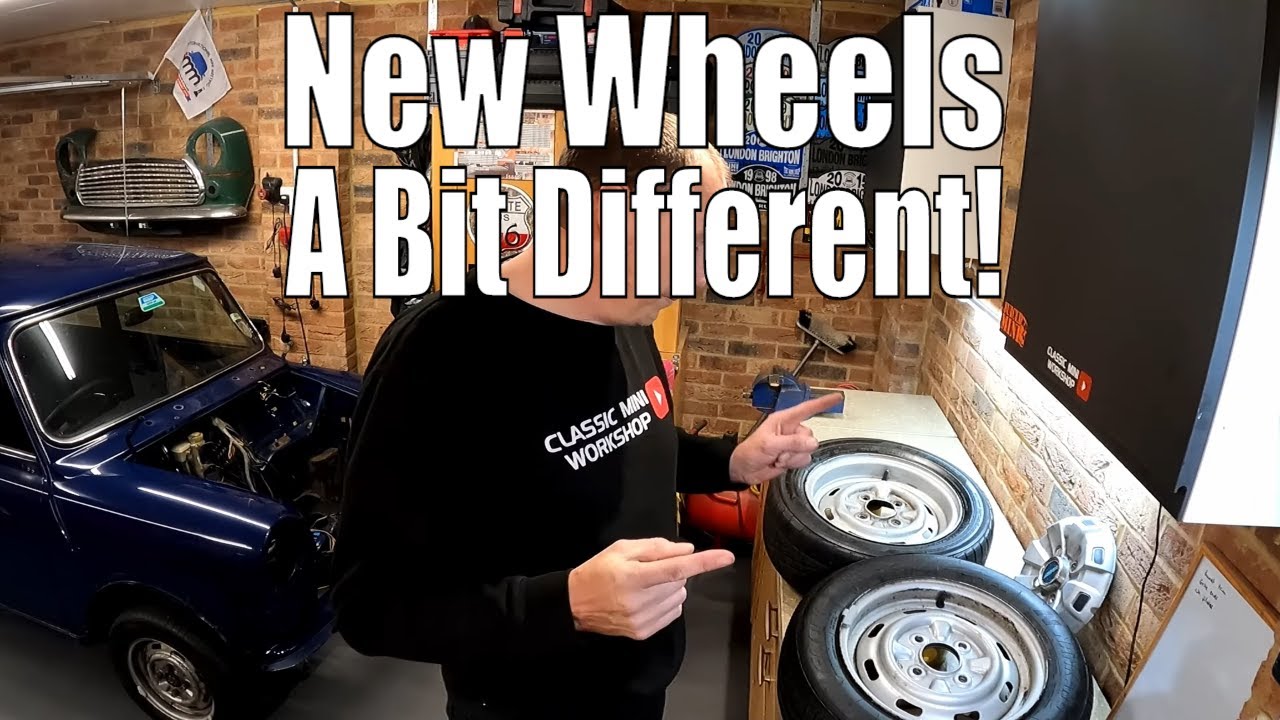 Wide Steel Wheels *NOT* Banded! - Classic Mini Project Pt.10 - YouTube