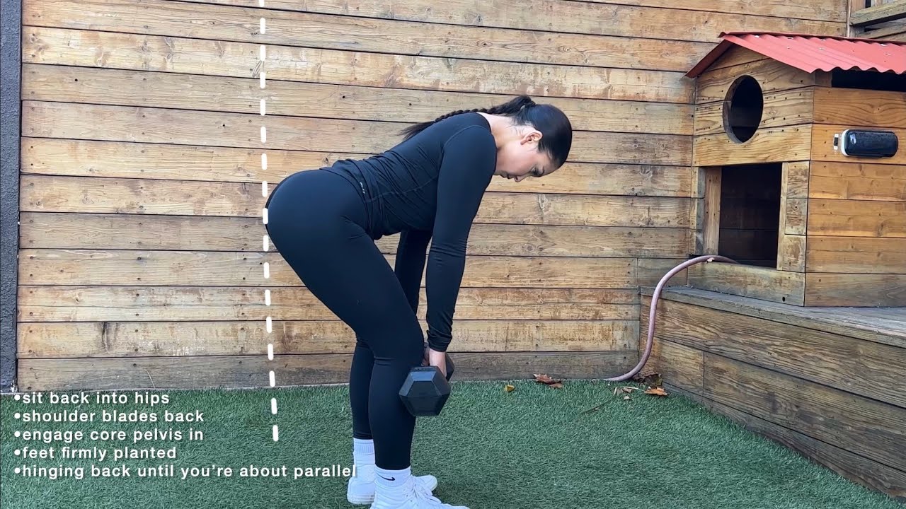 DUMBBELL RDL - YouTube