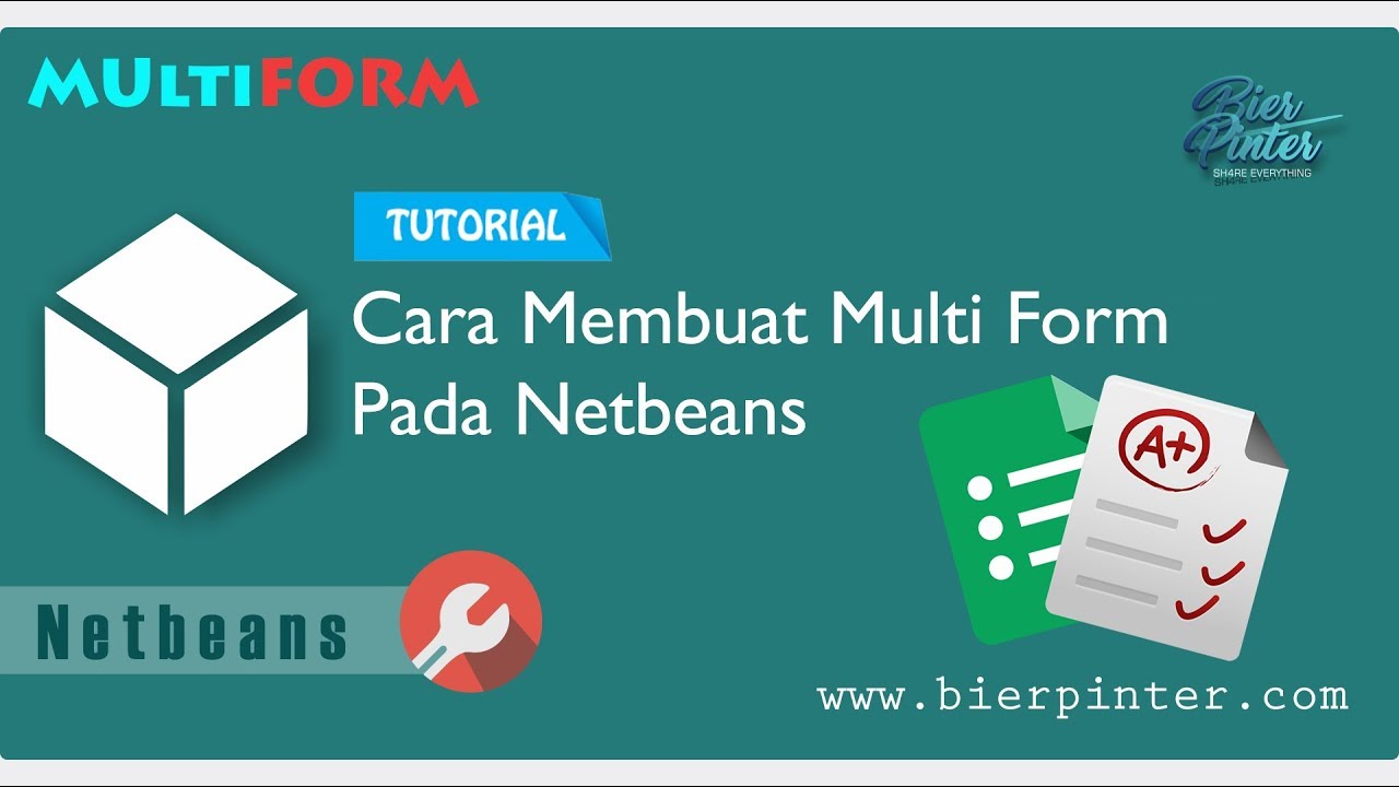 Cara Membuat Multi Form Pada Netbeans Secara Detail - YouTube