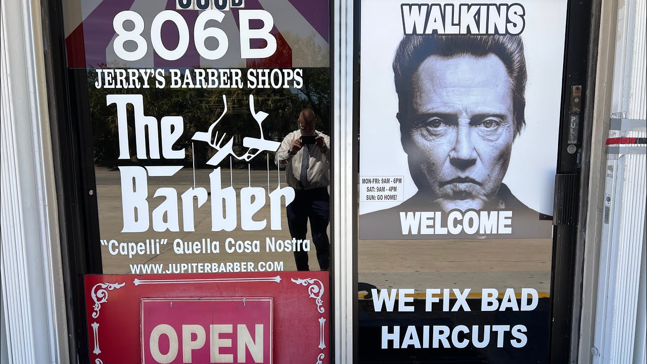 Trimmed up at Jerry’s Barbershop in Jupiter - YouTube