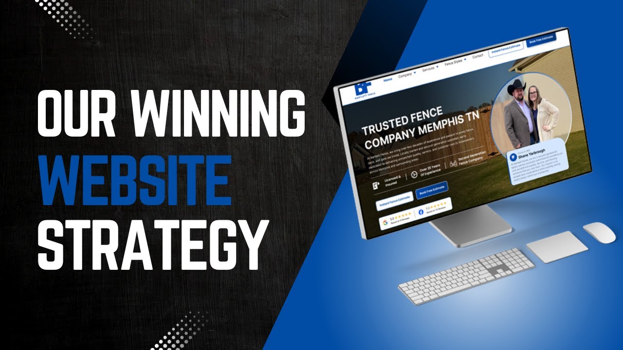 Our Winning Fence Website Strategy | Fence Company Marketing - YouTube
