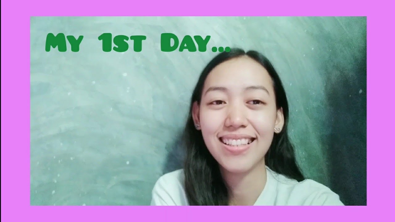 My first day! 😄😊😊 ️ | It's JANAbee YOU! - YouTube