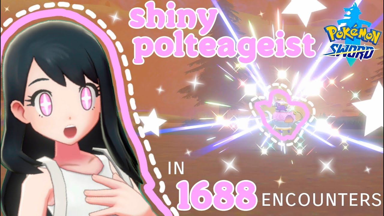 SHINY POLTEAGEIST in 1688 ENCOUNTERS! (Pokemon Sword) ♡ - YouTube