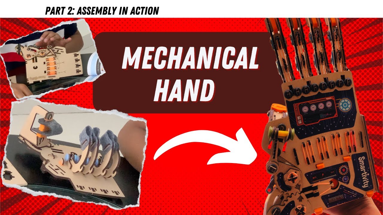 Part 2: Assembling the mechanical Hand - YouTube