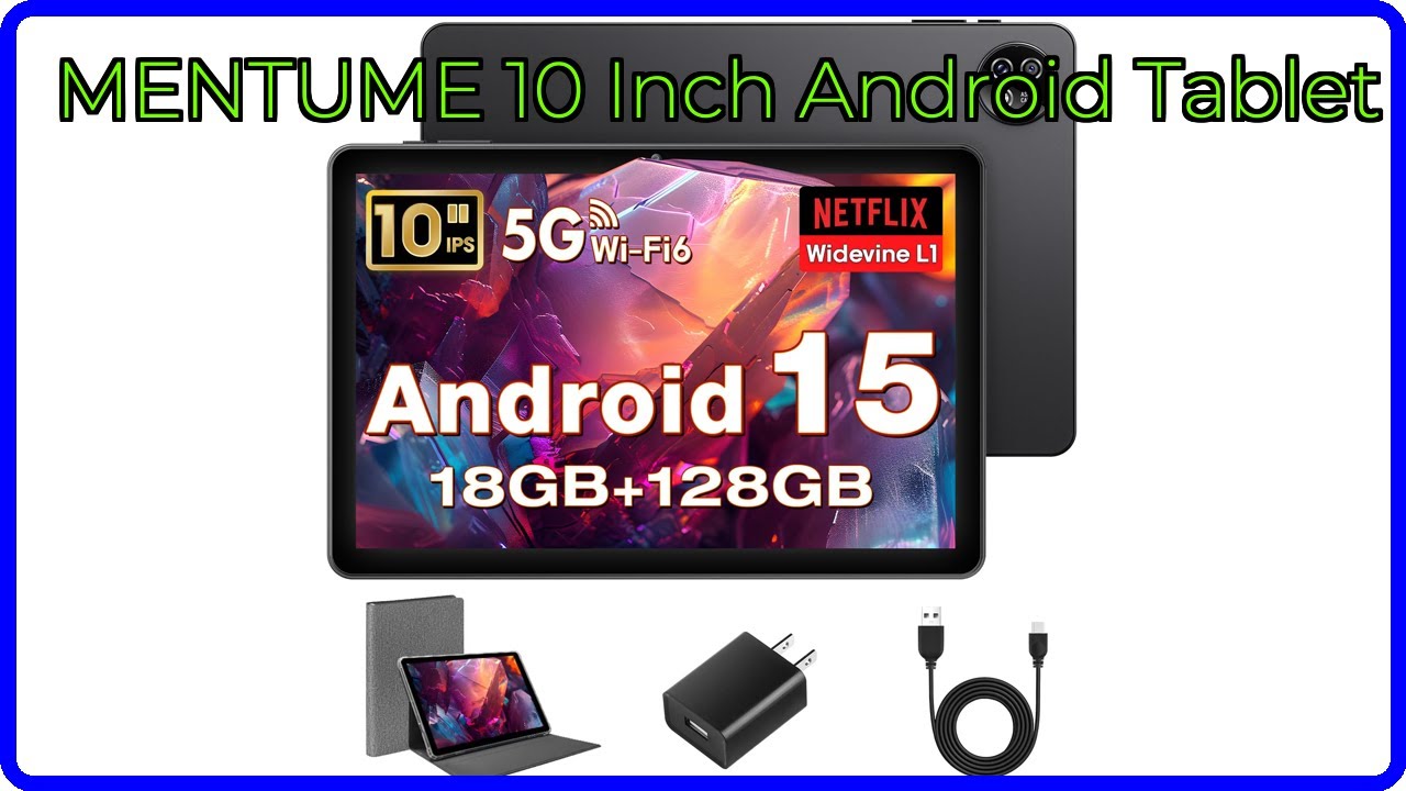 REVIEW (2026): MENTUME 10 Inch Android Tablet. ESSENTIAL details. - YouTube