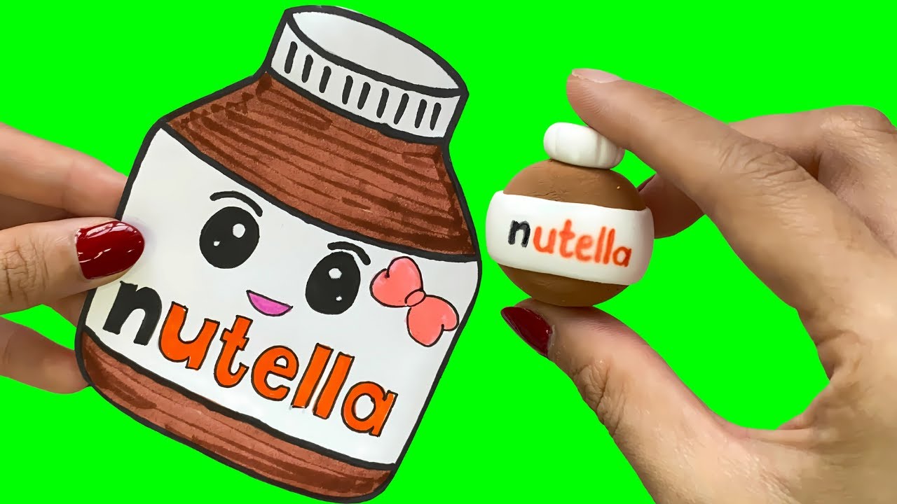 🌈DIY Paper - Nutella Paper Craft / How to Make / Easy Paper Craft Ideas ...