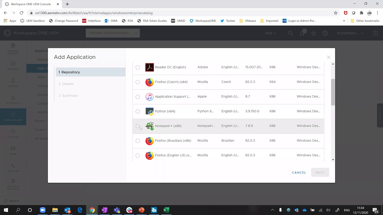 VMware Workspace ONE Enterprise App Repo - YouTube