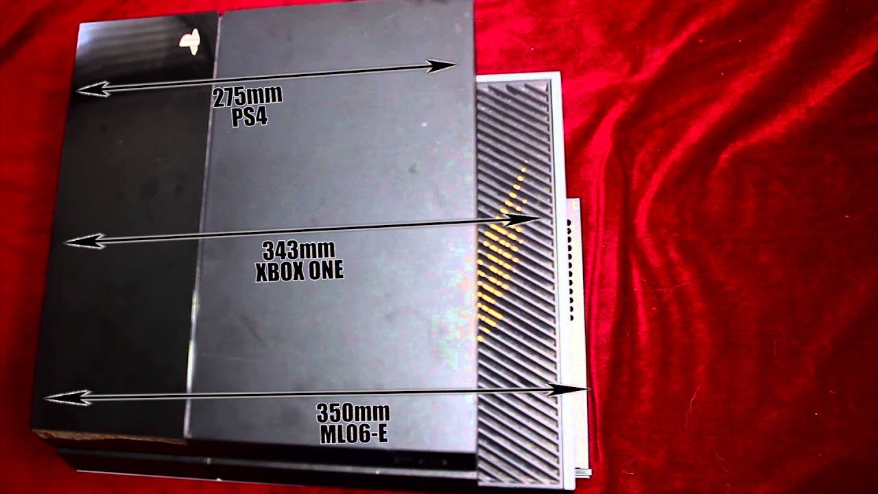 Silverstone ML06e ( Ml06-e ) size vs Consoles ( PS4 and XBOX One ...