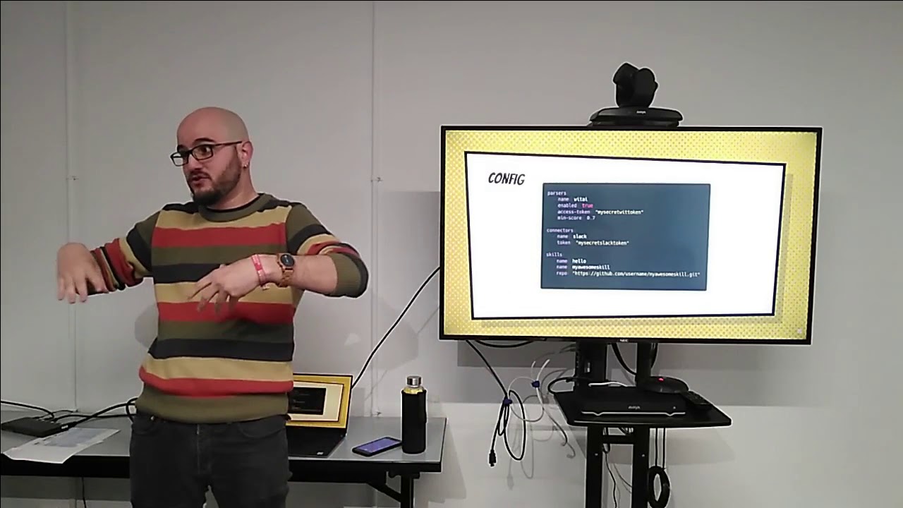 PyBCN Meetup 2020/05 - Chatops 101 with Python and Opsdroid, by À. Fernández (@anxodio) - YouTube
