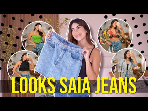 #BOTAPRAJOGO: Looks com SAIA JEANS