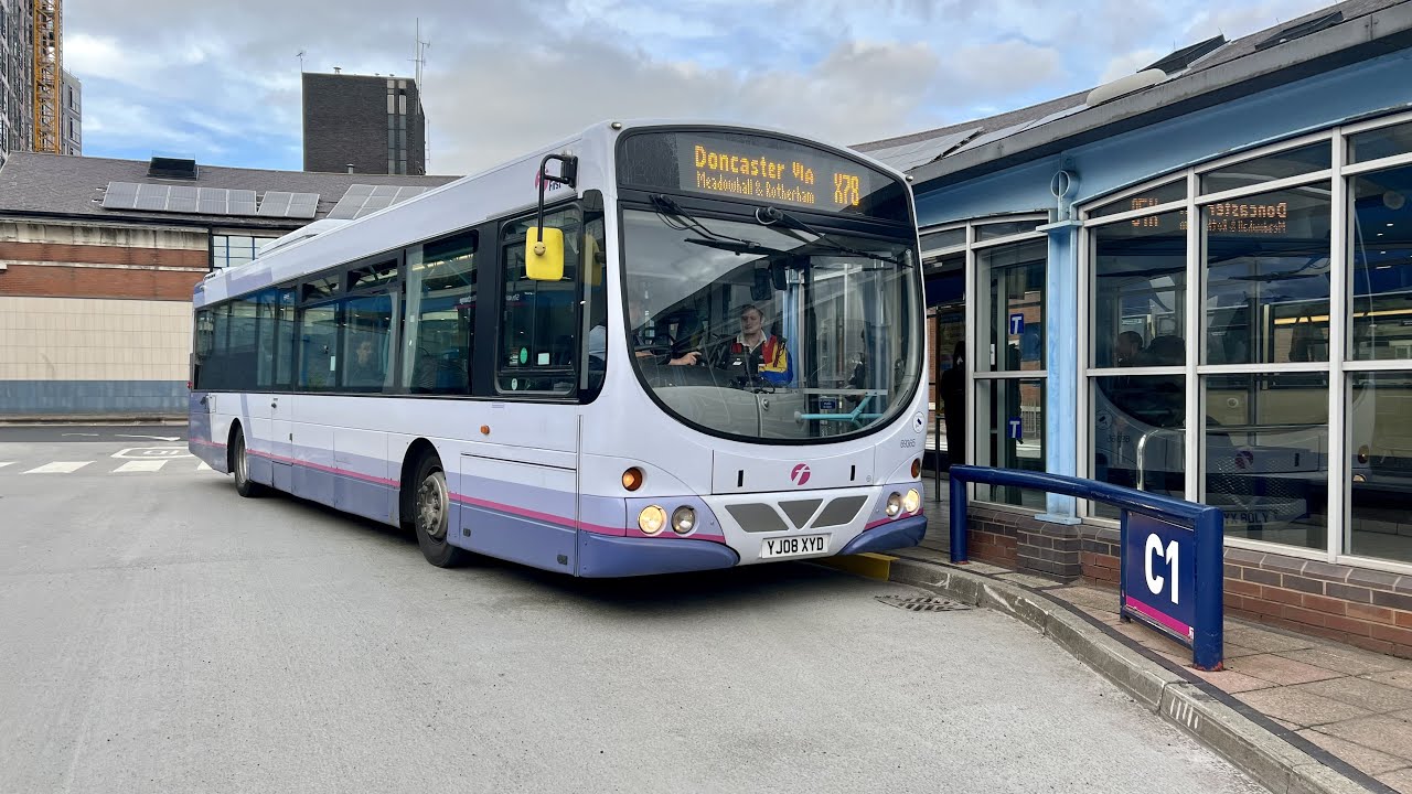 First Doncaster 69365 YJ08XYD - YouTube