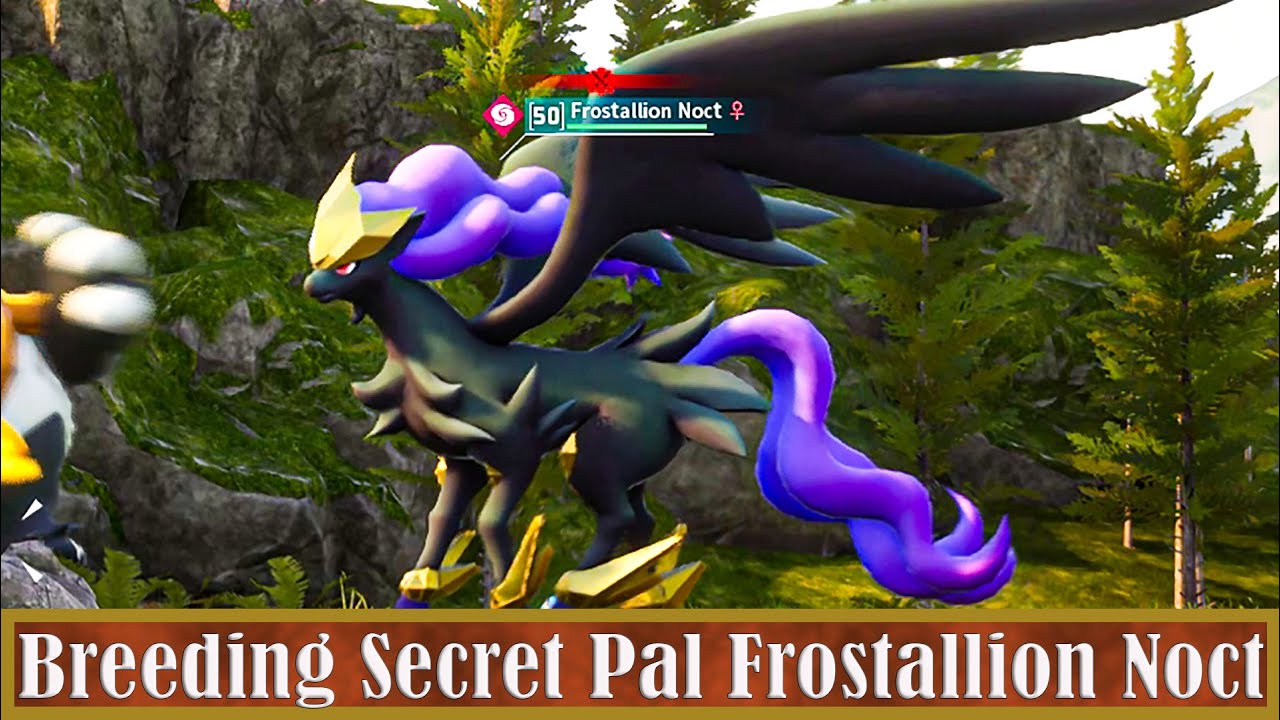 Breeding Secret Legendary Pal Frostallion Noct In Ranch: Palworld - YouTube