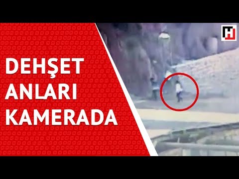 TALİHSİZ GENCİN BAŞINA KAYA DÜŞTÜ