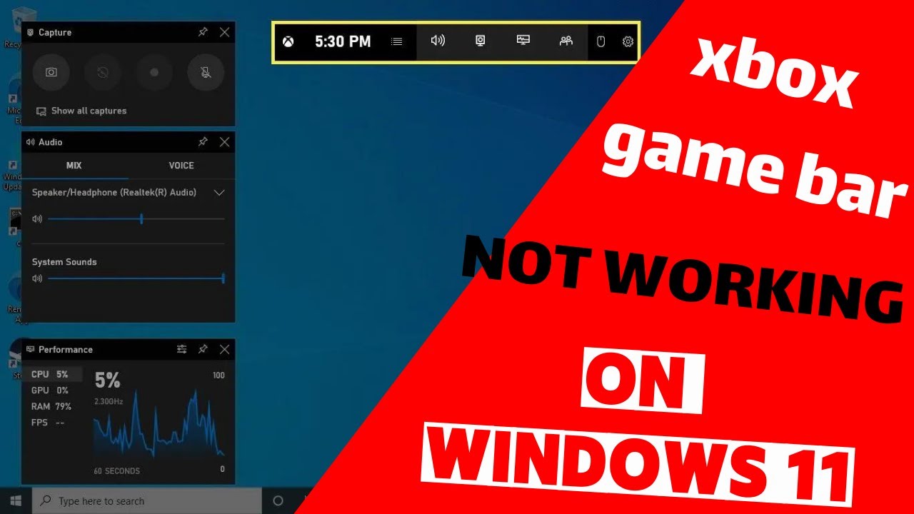 How To Fix Xbox Game Bar Not Working in Windows 11 - YouTube